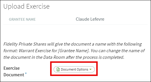 · How to Exercise a Warrant – Support Center