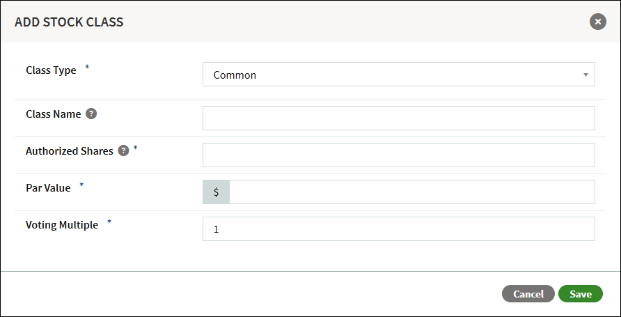 How To Add A New Share Class – Support Center